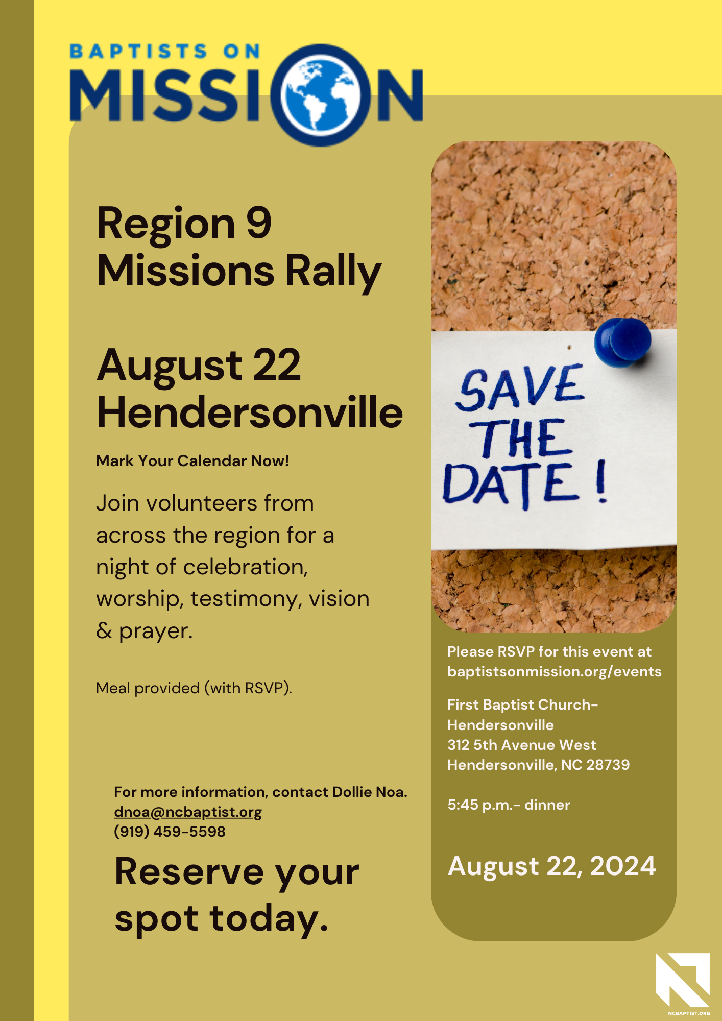 Buncombe Baptist Association – The Heartbeat of Missions in the Mountains